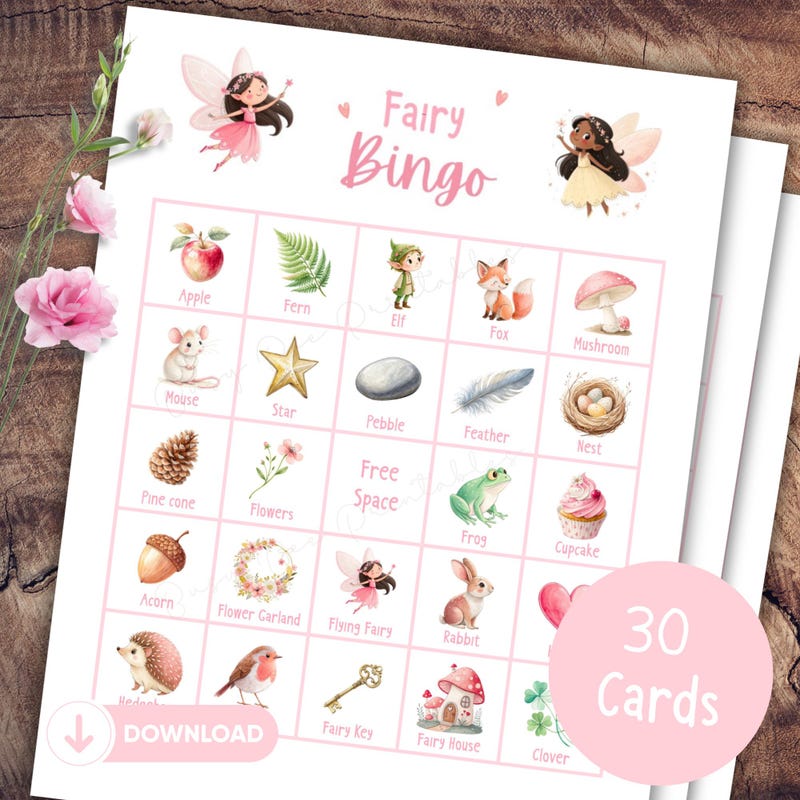 Fairy First Party Games - Etsy