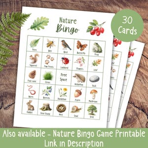 Nature Scavenger Hunt, Outdoor Treasure Hunt for Kids, Camping Activity ...