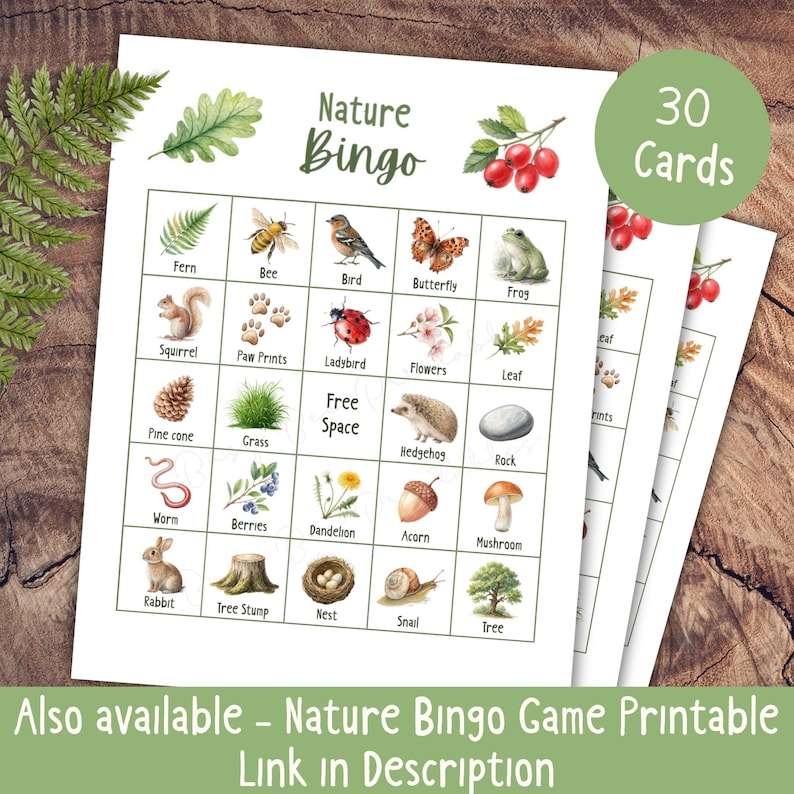 Nature Scavenger Hunt, Outdoor Treasure Hunt for Kids, Camping Activity ...