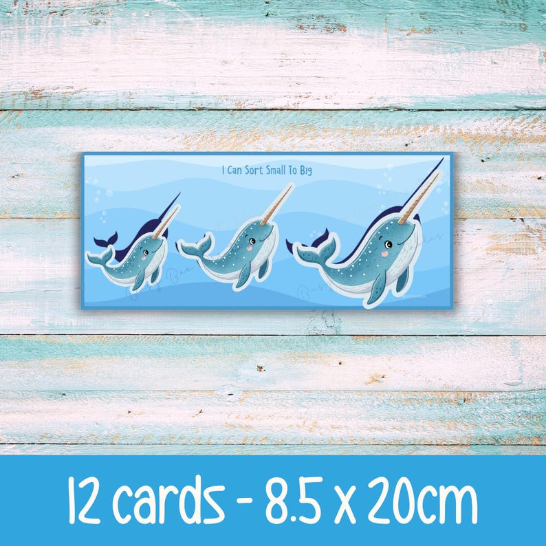 Arctic Animal Small to Big Size Sorting Activity, Winter Preschool Math ...