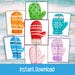 Winter Mittens Matching Activity, Color Matching Game for Preschool ...