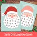 Santa Christmas Countdown, Printable Christmas Activity for Kids - Etsy