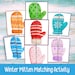 Winter Mittens Matching Activity, Color Matching Game for Preschool ...