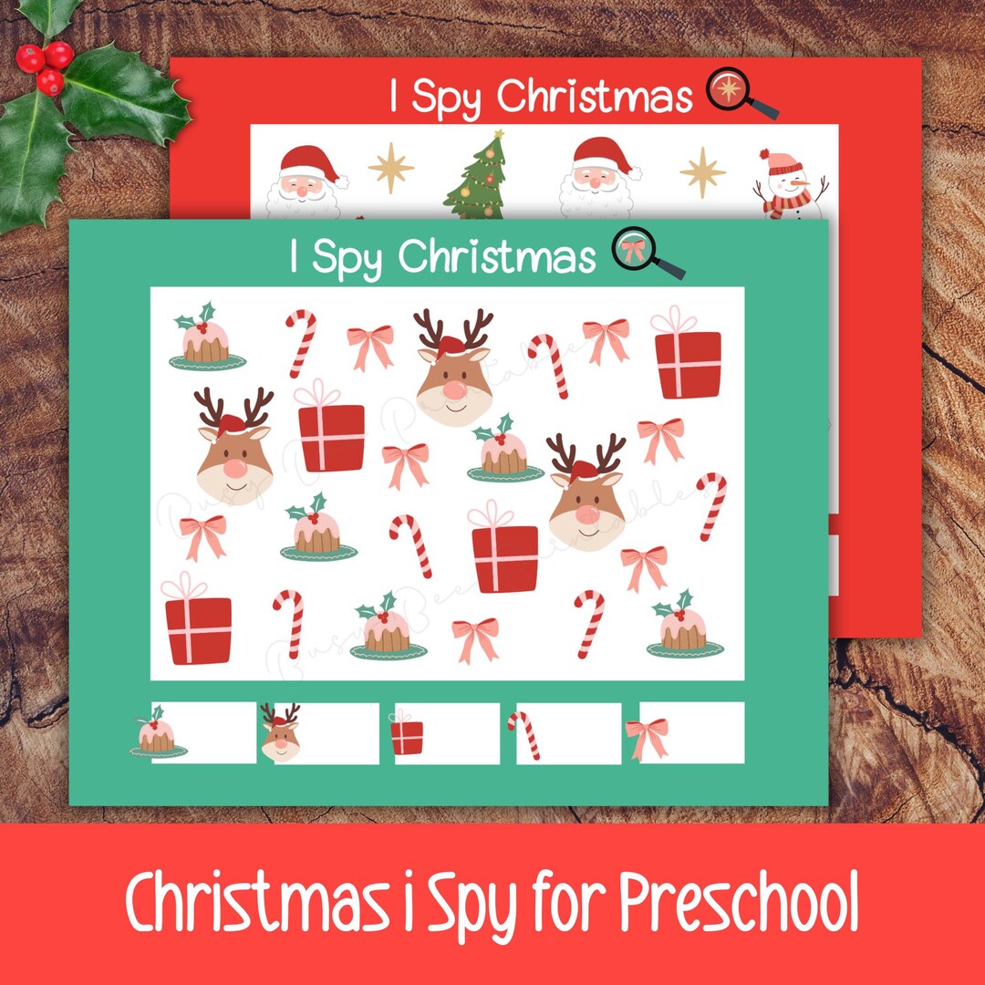 Christmas I Spy Game, Christmas Counting Activity, Toddler Maths ...