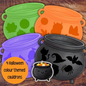 Halloween Color Matching Game, Toddler & Preschool Colour Sorting ...