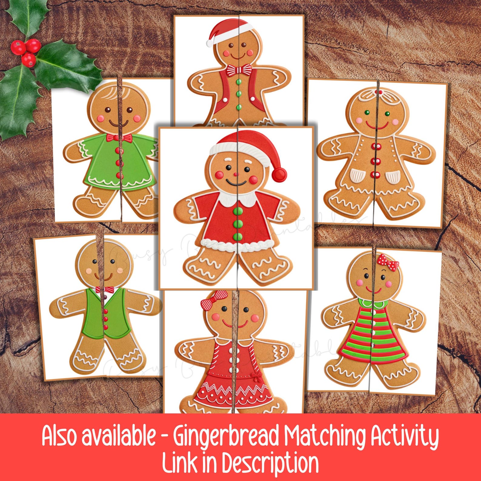 Christmas Counting Activity, Gingerbread Man Counting, Christmas ...
