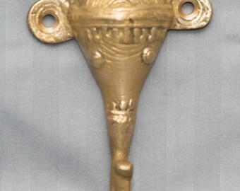 Antique Ankus Mahout Hook Goad Elephant Controller India Wood Brass 18. ...