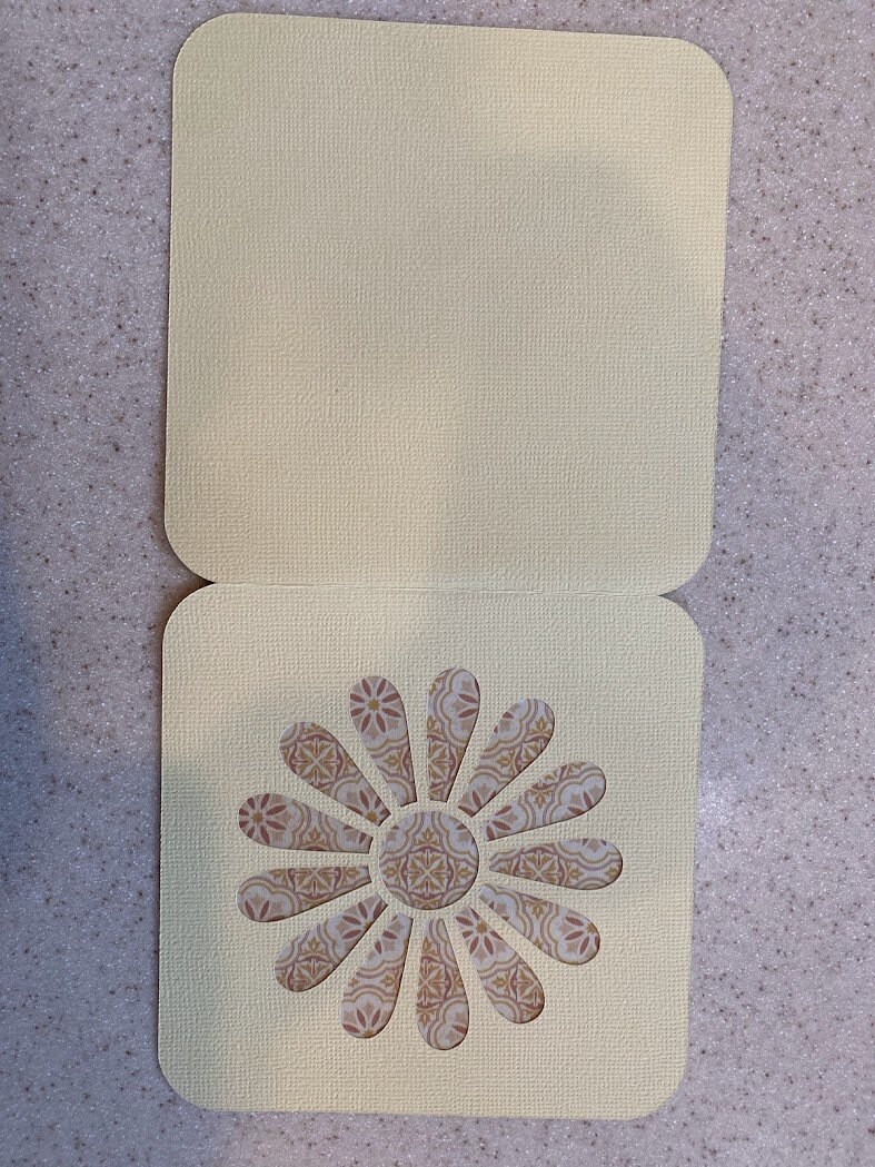 Flower Notecard SVG Cut File, Greeting Card With Envelope Included ...