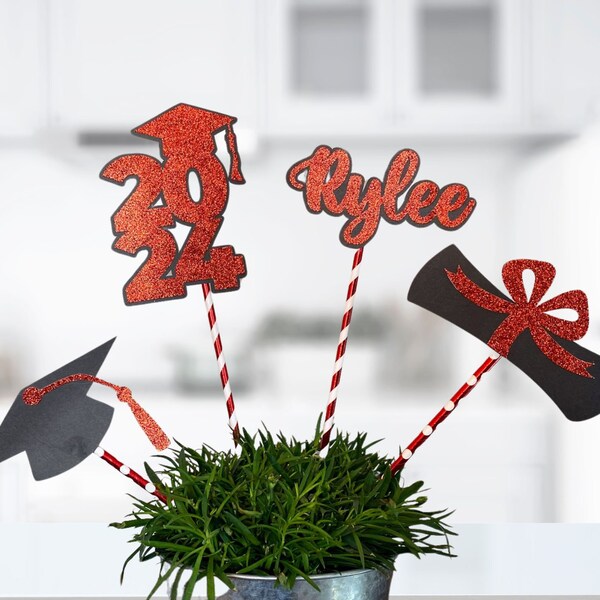 Graduation Centerpiece Sticks - Etsy