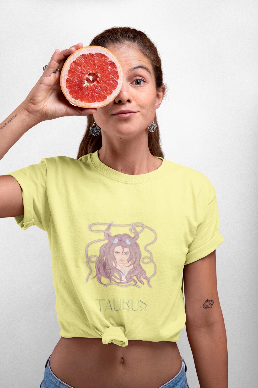 Taurus Zodiac T-shirt Earthy Elegance Unshakable Comfort Sustainable ...