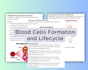 Blood Transfusion and Blood Groups Study Bundle |medical School Bundle ...