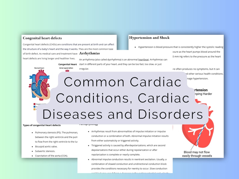 Common Cardiac Conditions, Cardiac Diseases and Disorders | Cardiology ...