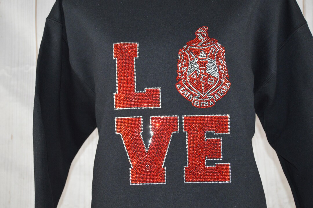 Delta Sigma Theta Rhinestone Shirt: DST Sorority Pride - Etsy