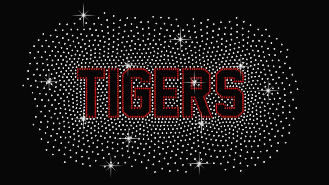 Custom Rhinestone Text: Bedazzled Iron on Transfer - Etsy