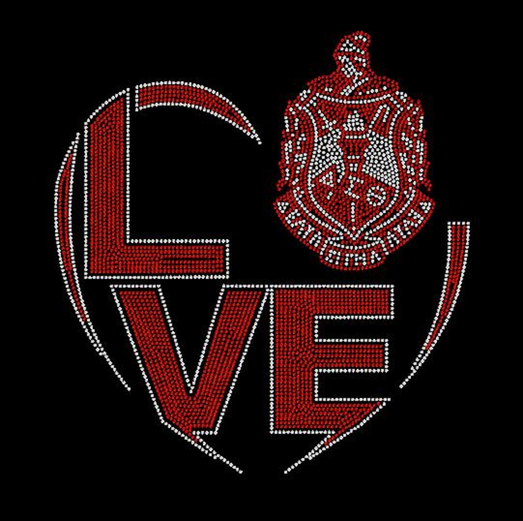 Delta Sigma Theta Shirt DST Love DST 1913 Sorority Rhinestone Shirt ...