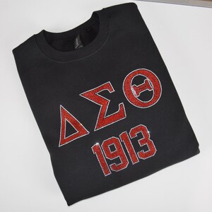 Delta Sigma Theta DST 1913 Sorority Rhinestone Shirt Bedazzled DST ...
