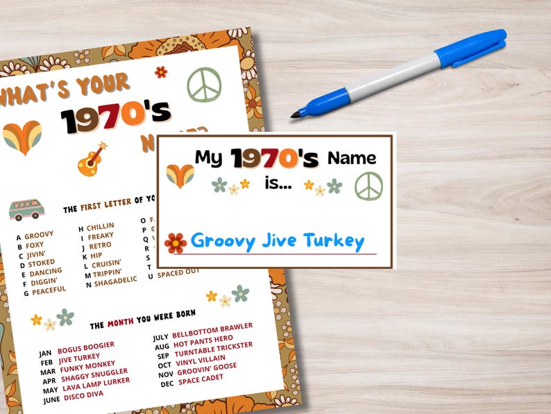 1970s Trivia Game Bundle: Retro Party Games (printable PDF Download) - Etsy