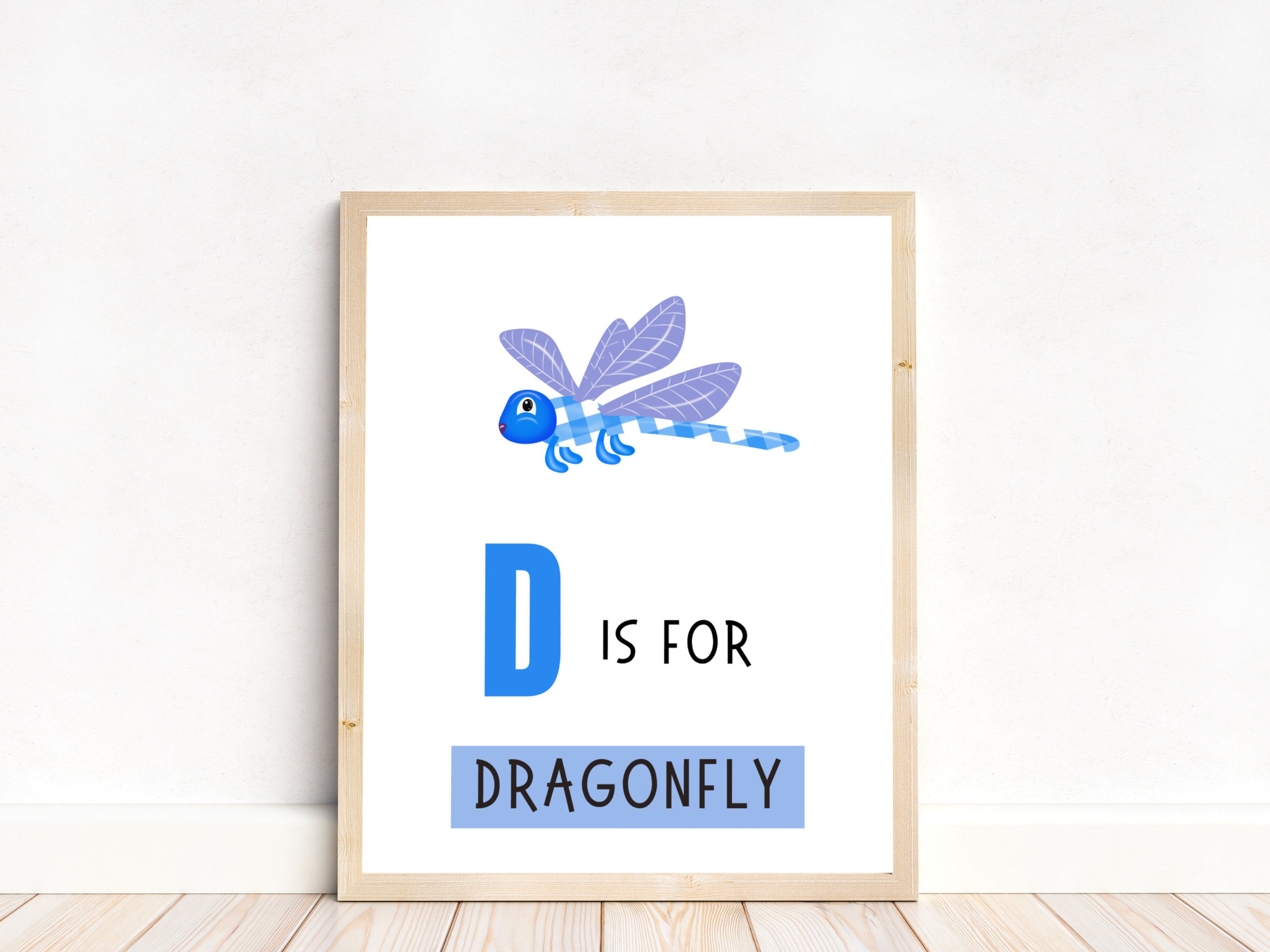 Bug ABC Learning Posters, Set of 6 Nursery Prints (digital Download) - Etsy
