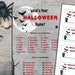 Halloween Name Game, Halloween Party Game, Halloween Decor, Halloween ...
