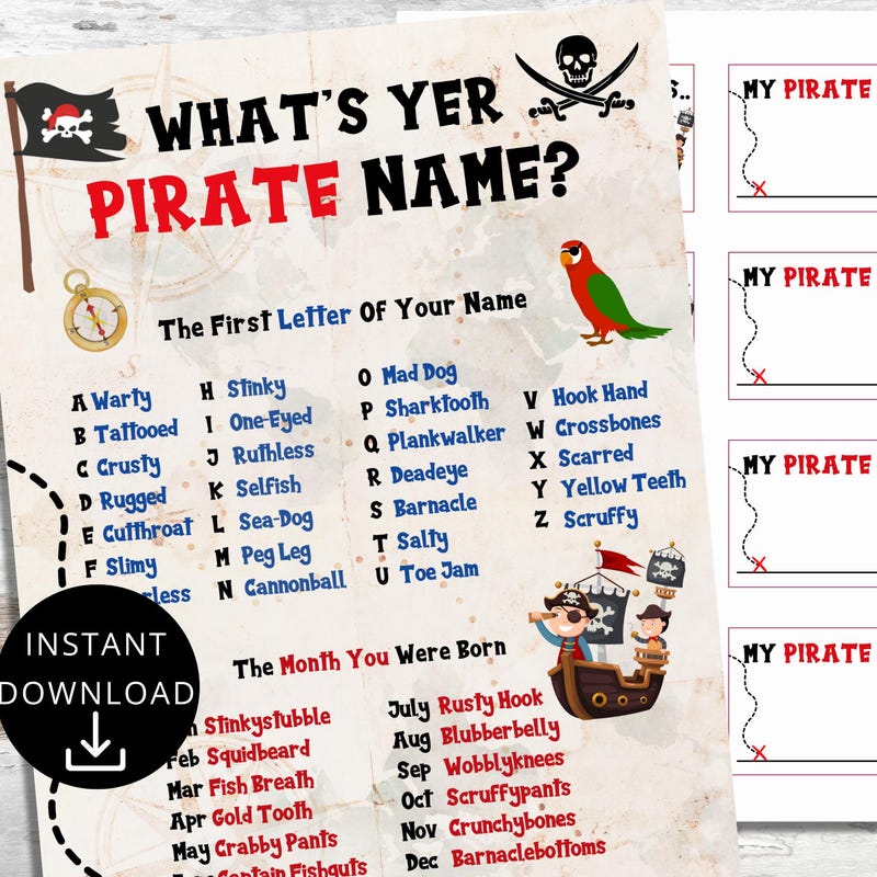 Pirate Banner - Etsy