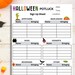 Halloween Potluck Sign up Sheet: Printable Party Food List (PDF ...
