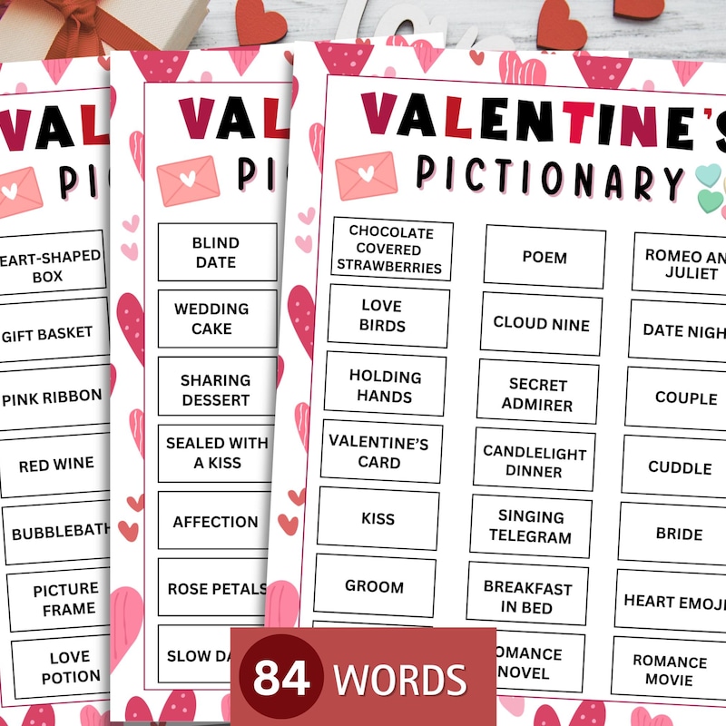 Valentine Games Online - Etsy