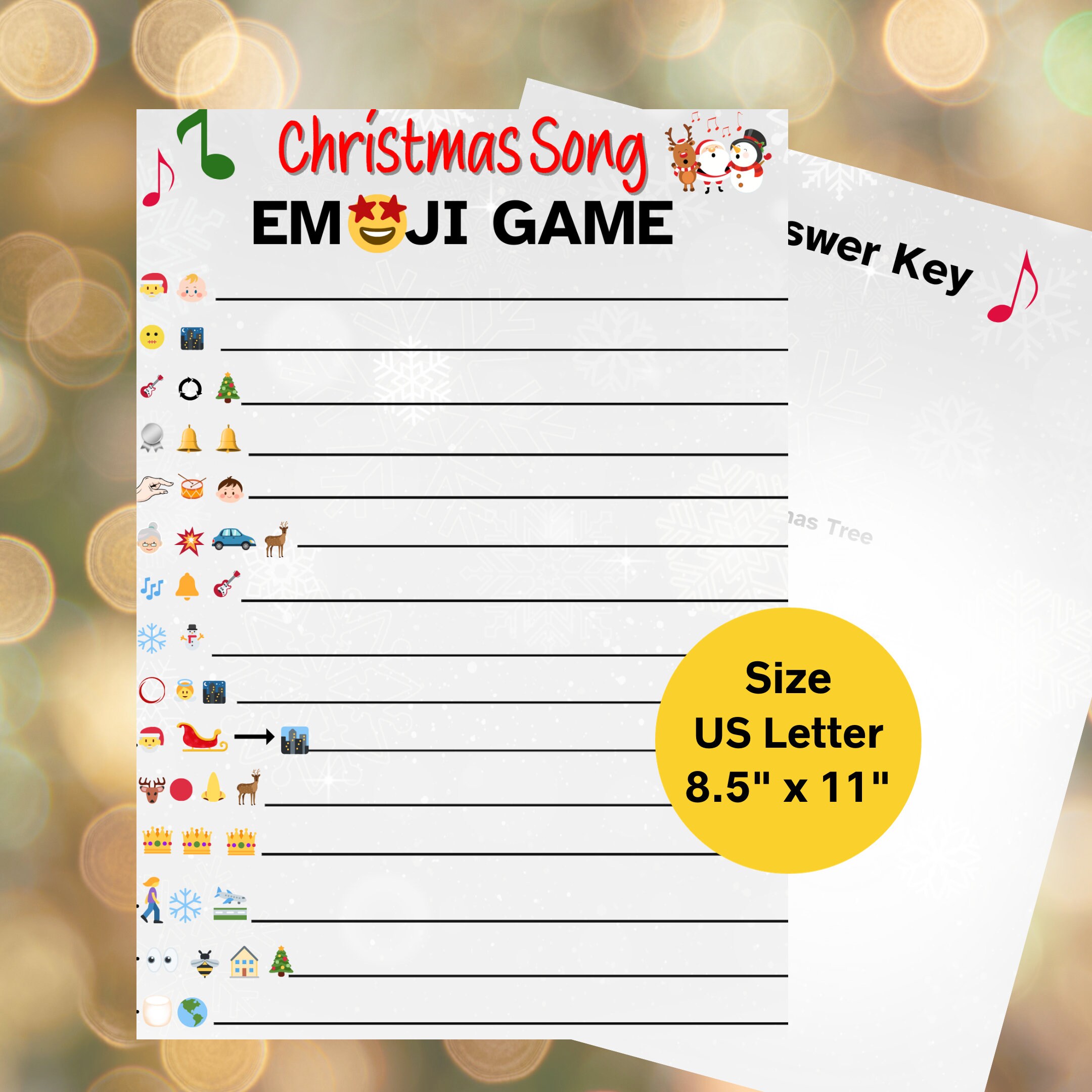 Christmas Emoji Trivia Game Printable Christmas Trivia - Etsy Australia