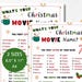 Christmas Movie Party Game: Printable Holiday Party Activity (PDF ...