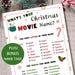 Christmas Movie Party Game: Printable Holiday Party Activity (PDF ...