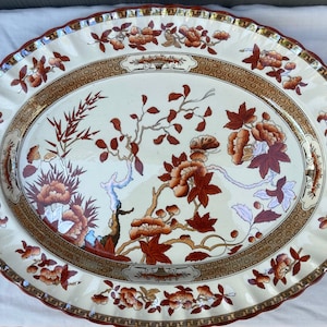 Spode Indian Tree Platter - Etsy