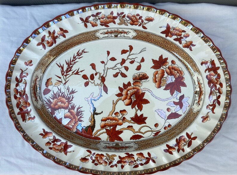 Spode Indian Tree Platter - Etsy
