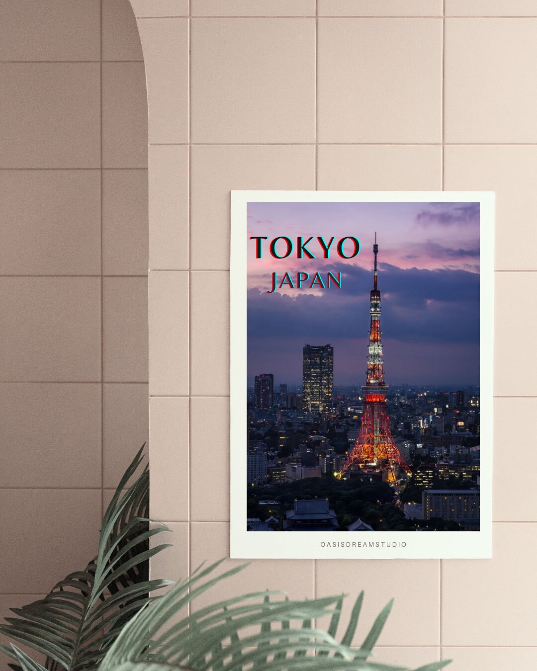 Retro Tokyo Printable Poster A3 Wall Art - Etsy