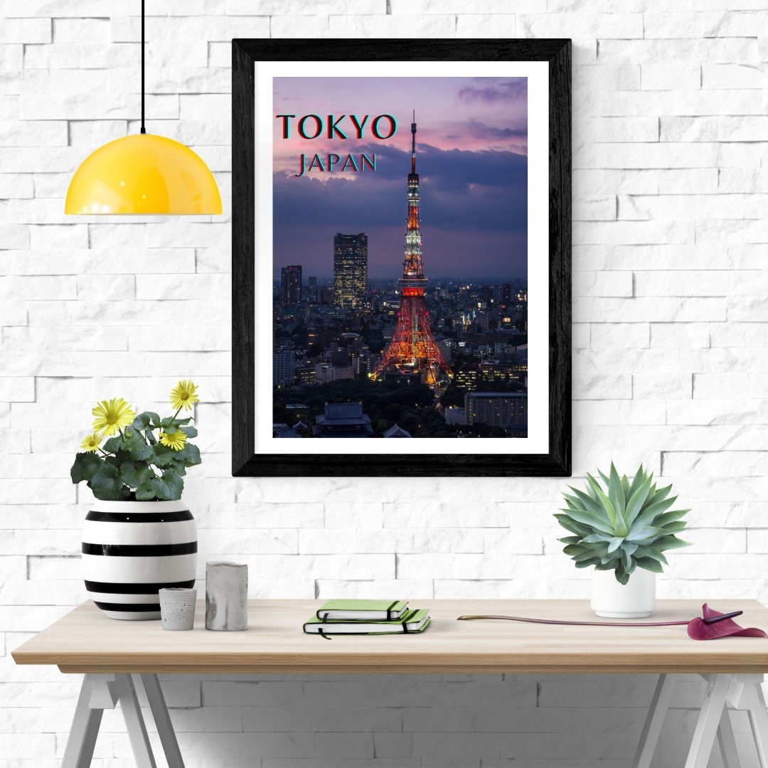 Retro Tokyo Printable Poster A3 Wall Art - Etsy