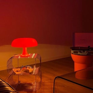 Retro Mushroom Y2K Lamp Bedroom Living Room Decorative - Etsy