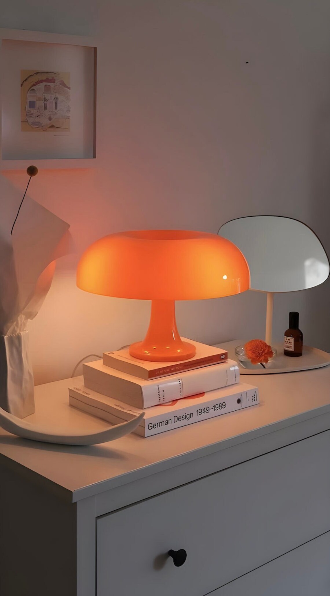 Retro Mushroom Y2K Lamp Bedroom Living Room Decorative - Etsy
