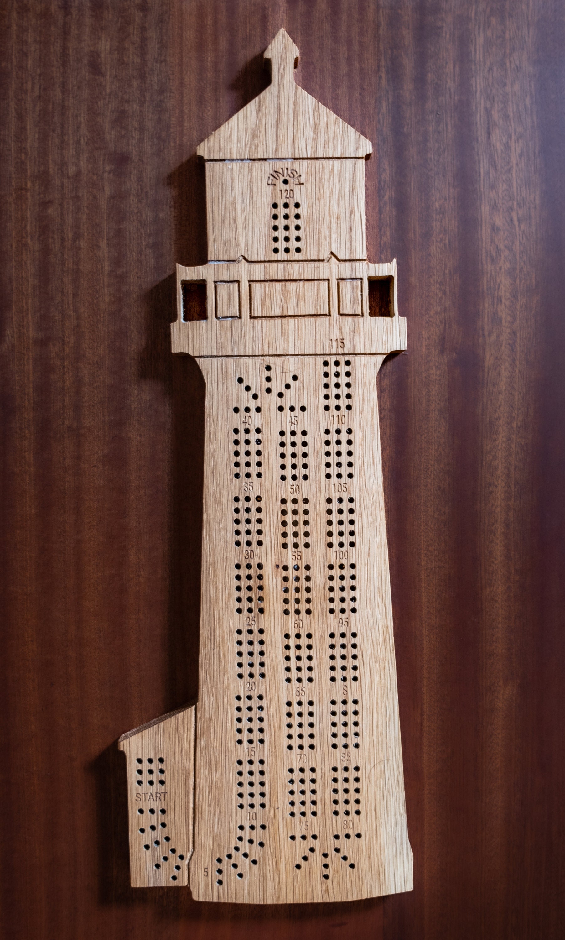 Lighthouse Cribbage Board - Etsy