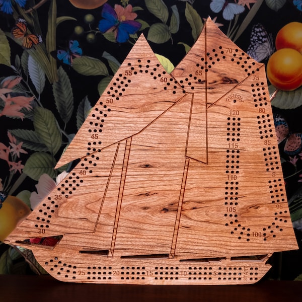 Cribbage Board Boat - Etsy