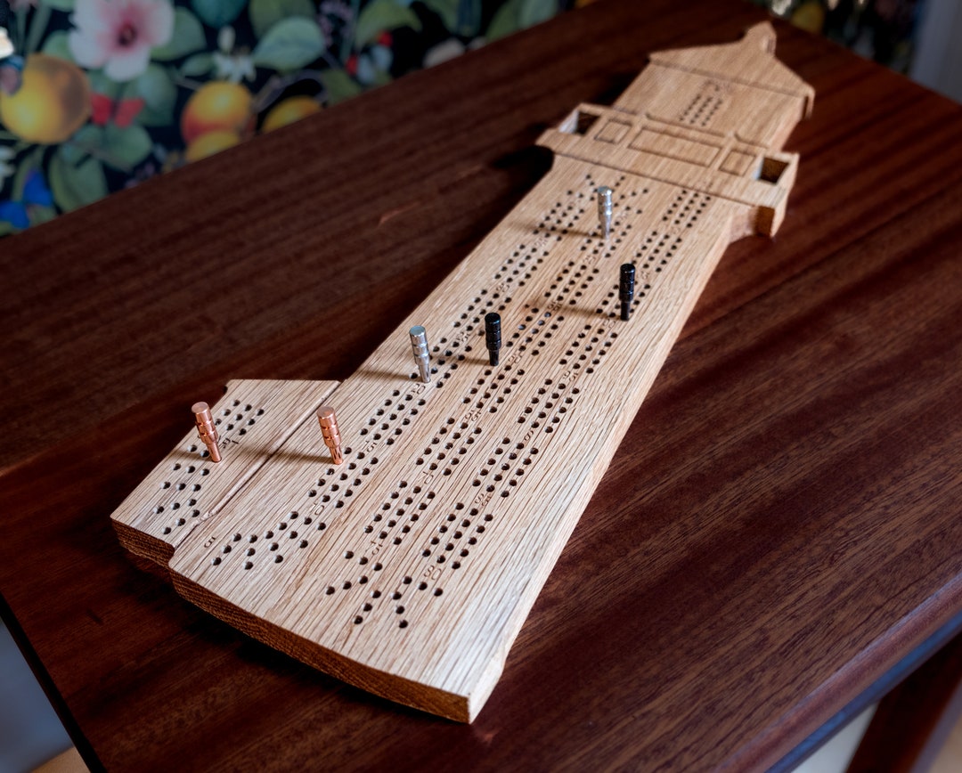 Lighthouse Cribbage Board - Etsy