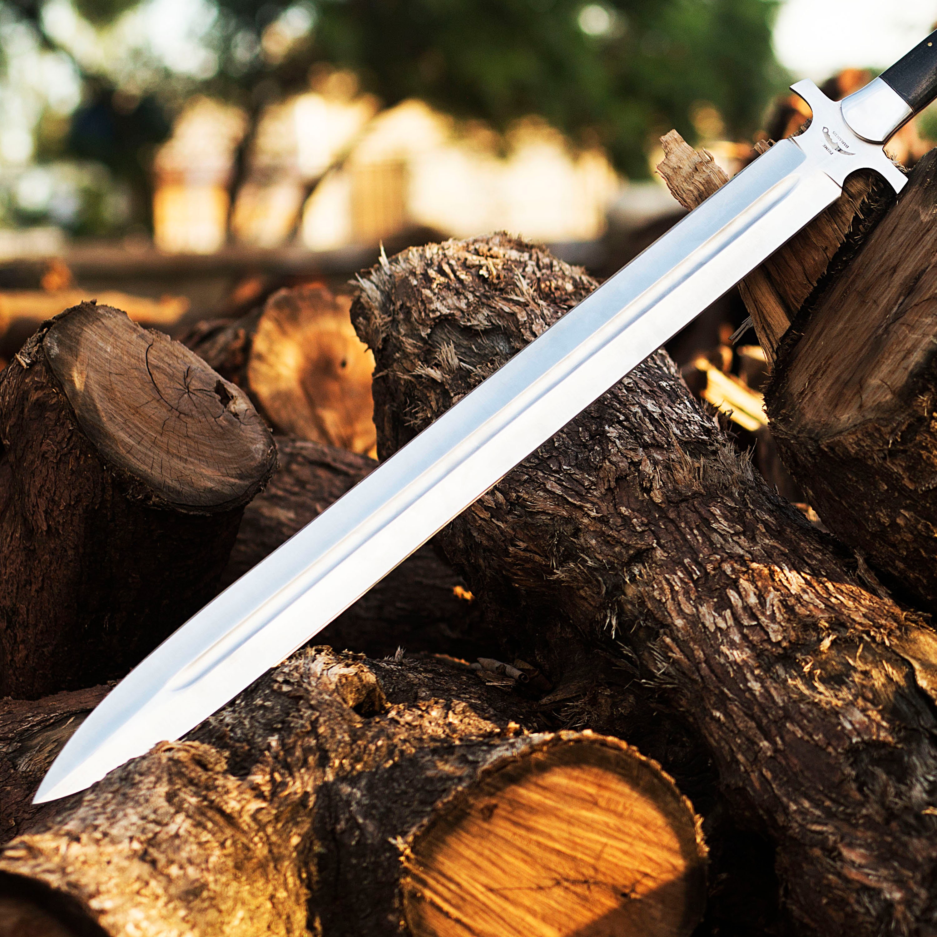 Hand Forged Medieval Steel Sword With Scabbard Anniversary Gift for Him ...