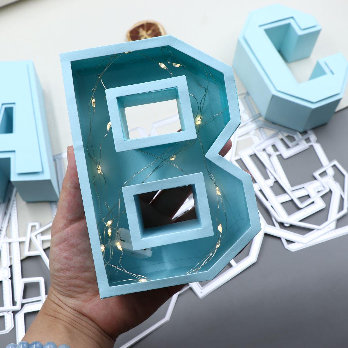 3D Alphabet Number Metal Cutting Dies, DIY Crafts (5.9in) - Etsy