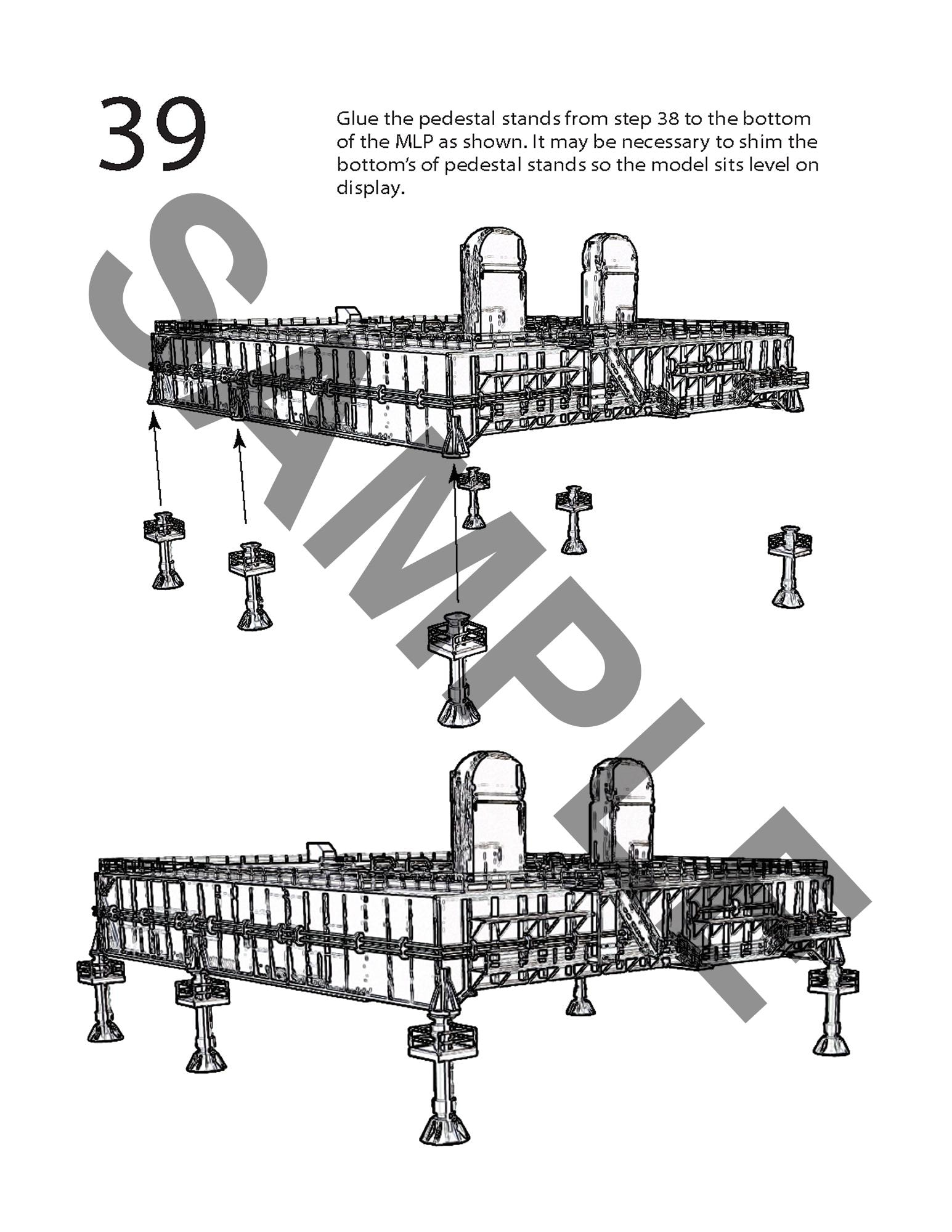 NASA Mobile Launch Platform Model - 1/144 Scale - Digital STL File ...