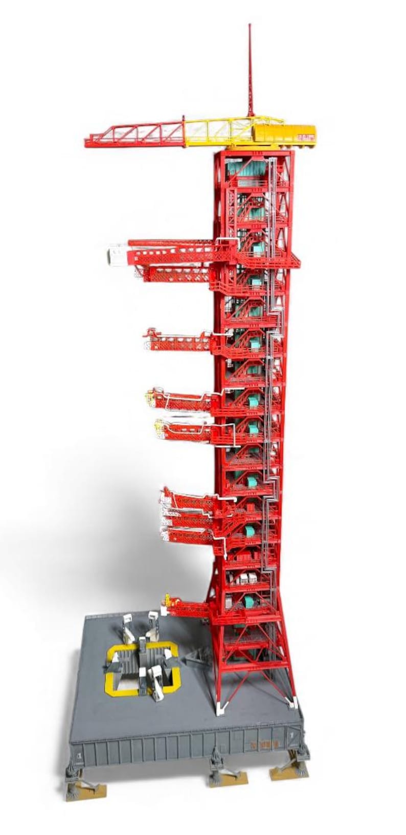 NASA Saturn V Launch Umbilical Tower Model - 1/144 Scale - Digital STL ...