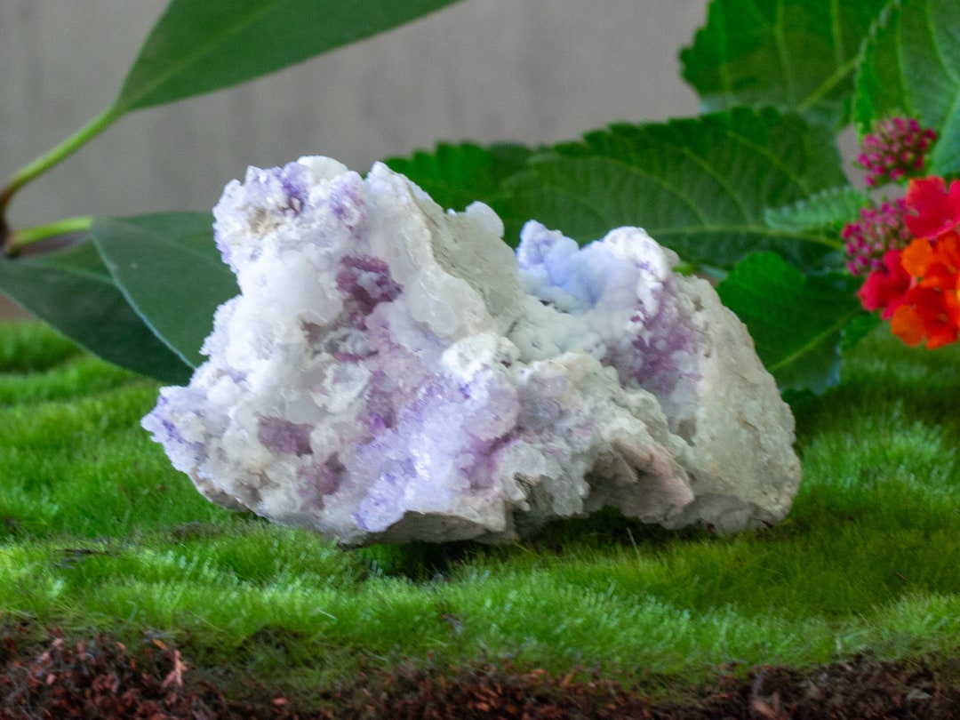 Spirit Flower Geode | High-quality Natural Raw Stone | Chalcedony ...