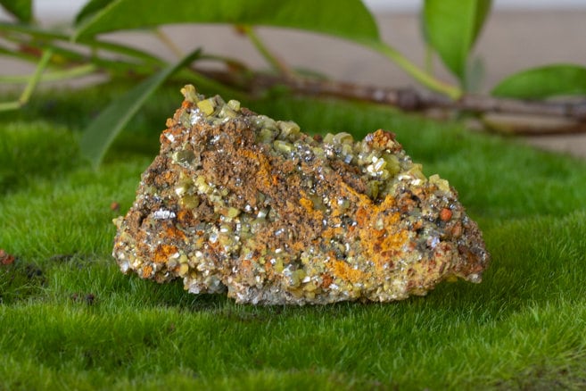 Rare Mimetite Stone Raw Natural Crystal Cluster Sparkling Green ...