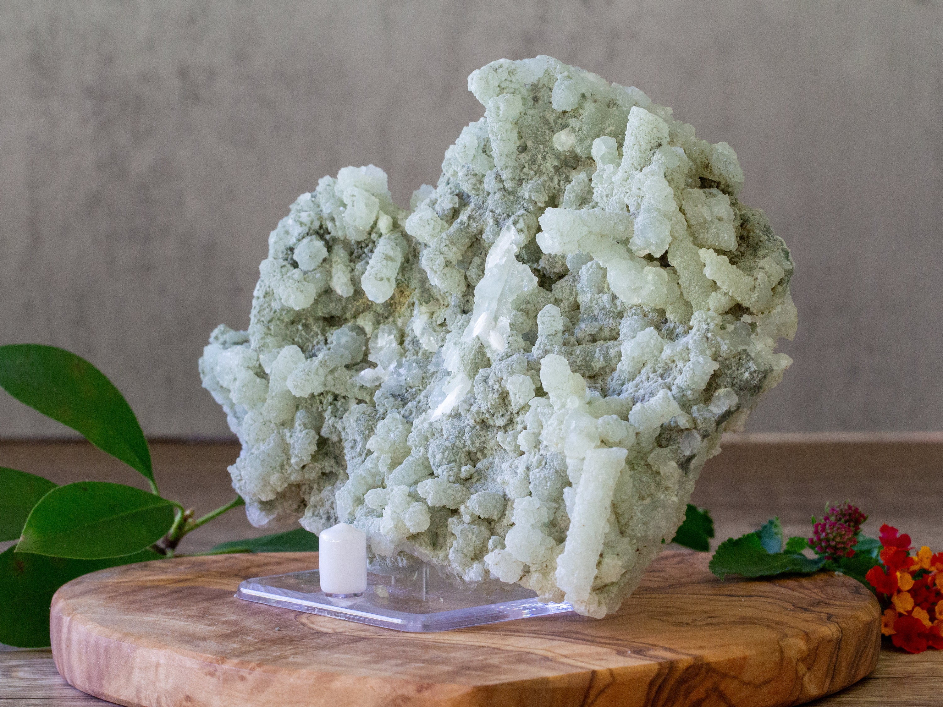 Prehnite After Laumontite Raw Natural Crystal Cluster High-quality ...