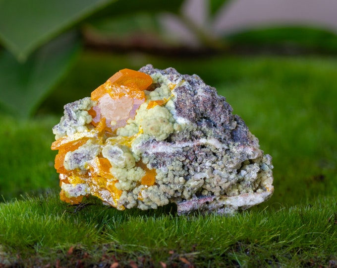 Mimetite & Wulfenite mexico, Raw Wulfenite, Yellow Mimetite, Wulfenite ...