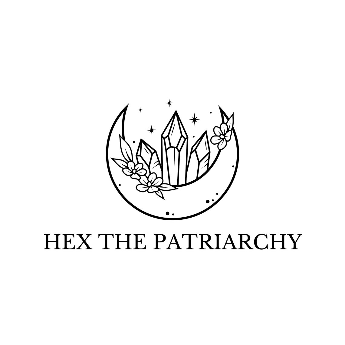 SVG Hex the Patriarchy Witchy Vibes Feminist Spooky - Etsy