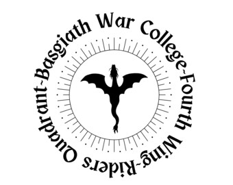 Fourth Wing Inspired SVG Riders Quadrant PNG Basgiath War College ...