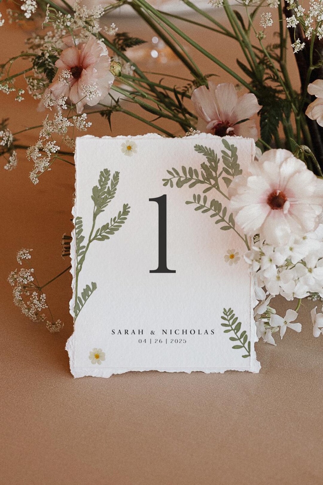 Enchanted Forest Wedding Table Numbers: Handmade Cotton Rag Paper - Etsy