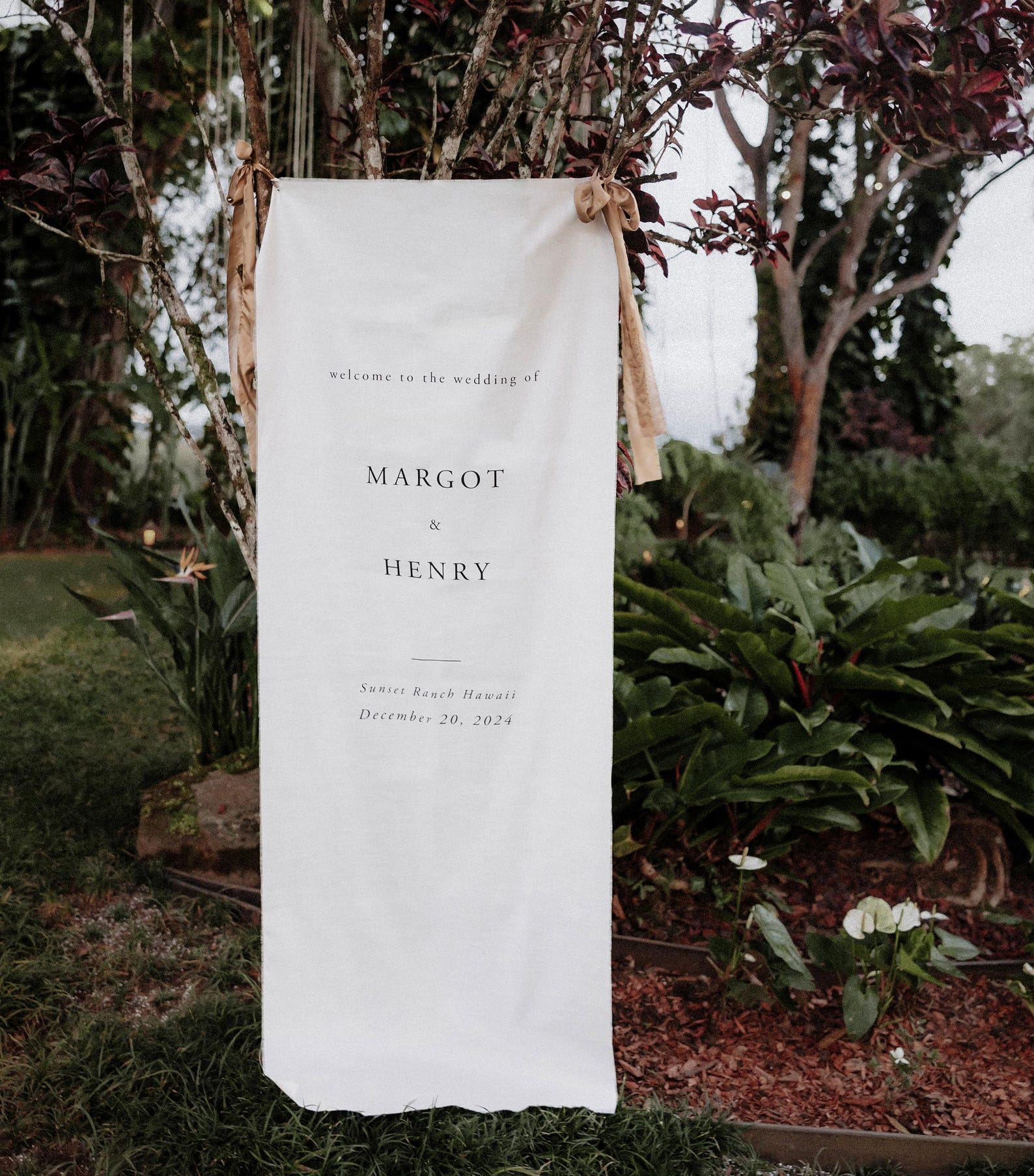 Fabric Wedding Welcome Sign - Classic Fabric Welcome Sign, Welcome Sign ...